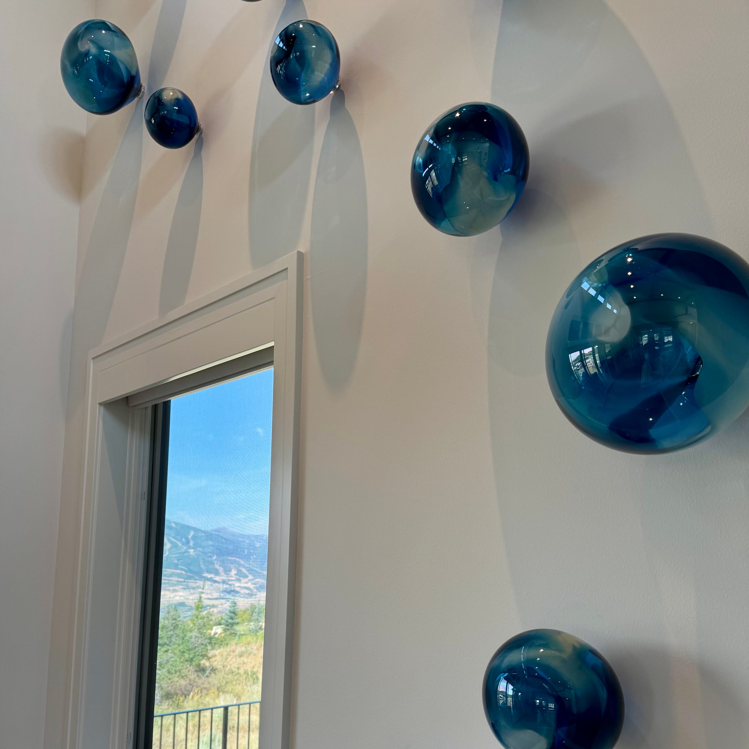 Watercolor Series Wall Sphere Installation-Marine Palette | Sigwarth ...