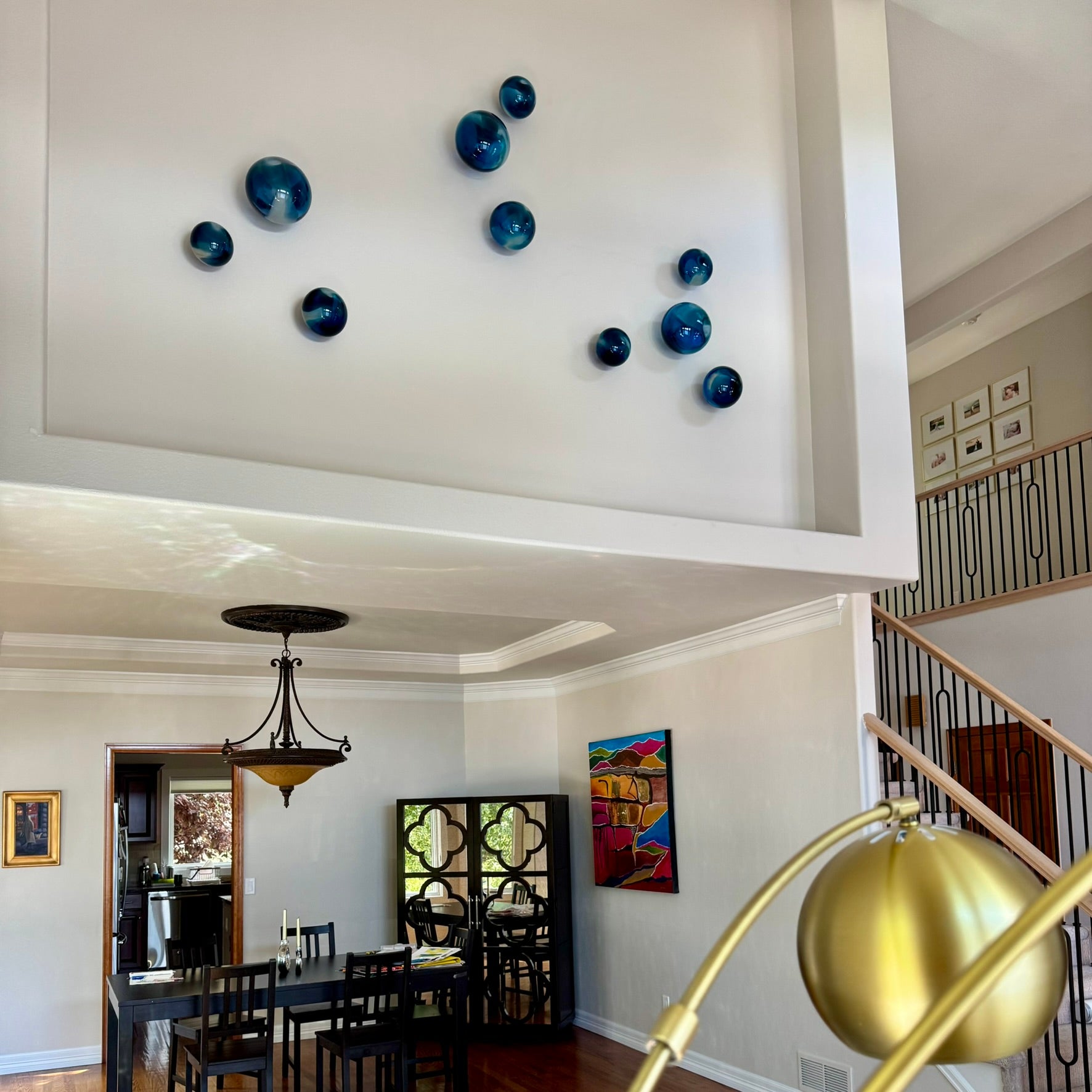 Watercolor Series Wall Sphere Installation-Marine Palette | Sigwarth ...