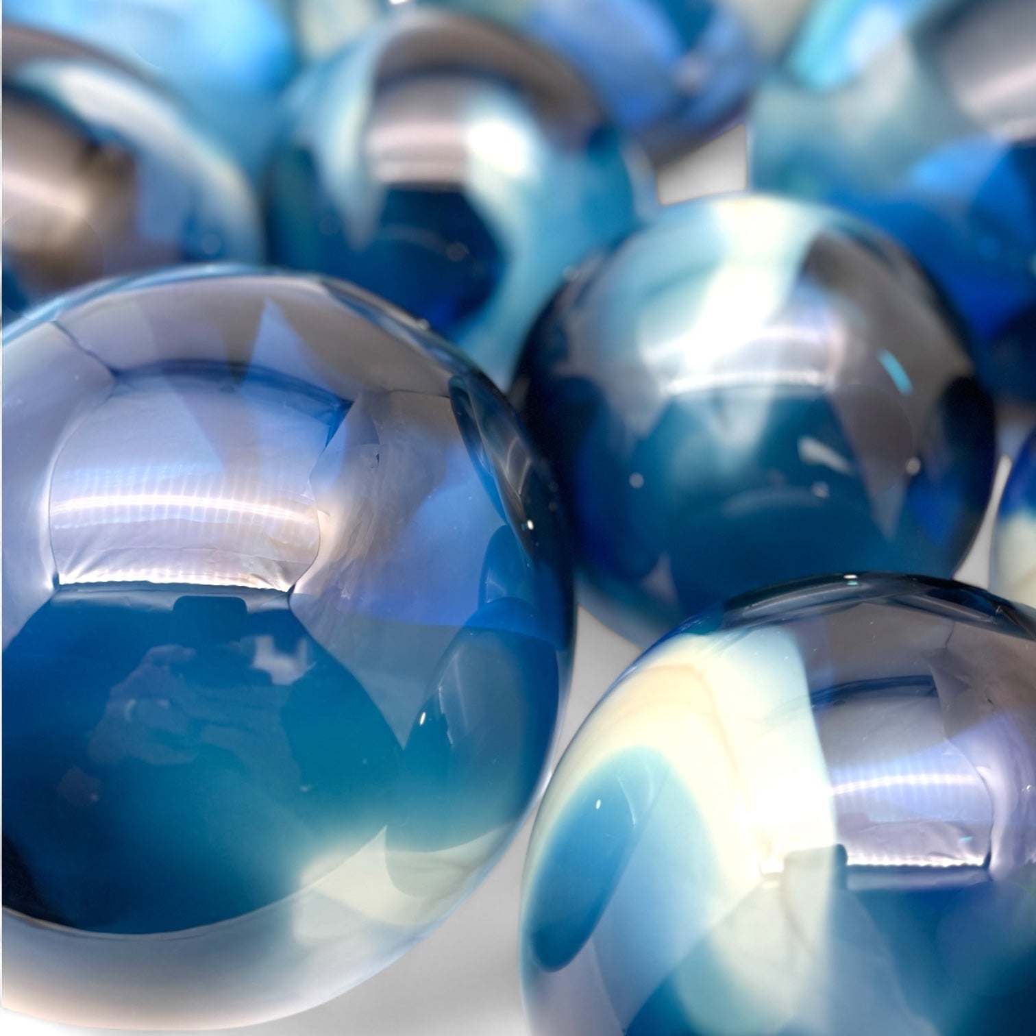 Watercolor Series Wall Sphere Installation-Marine Palette | Sigwarth ...